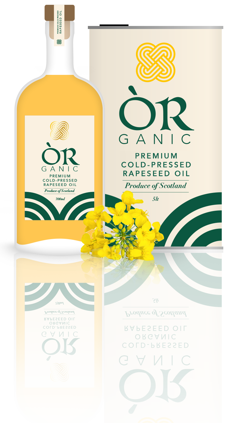 ORganic Cold-Pressed Organic Rapeseed Oil | Produce of Scotland