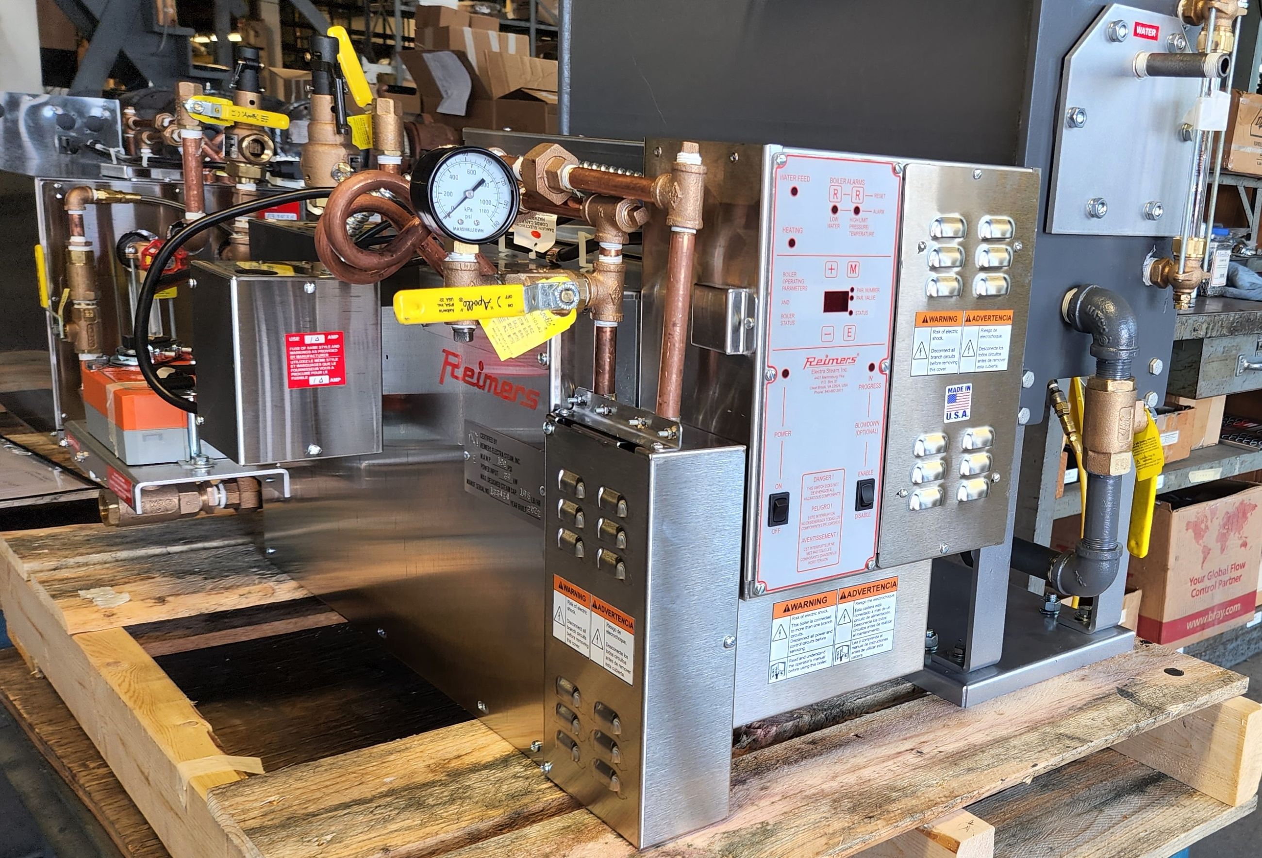 Small Steam Boiler with Options