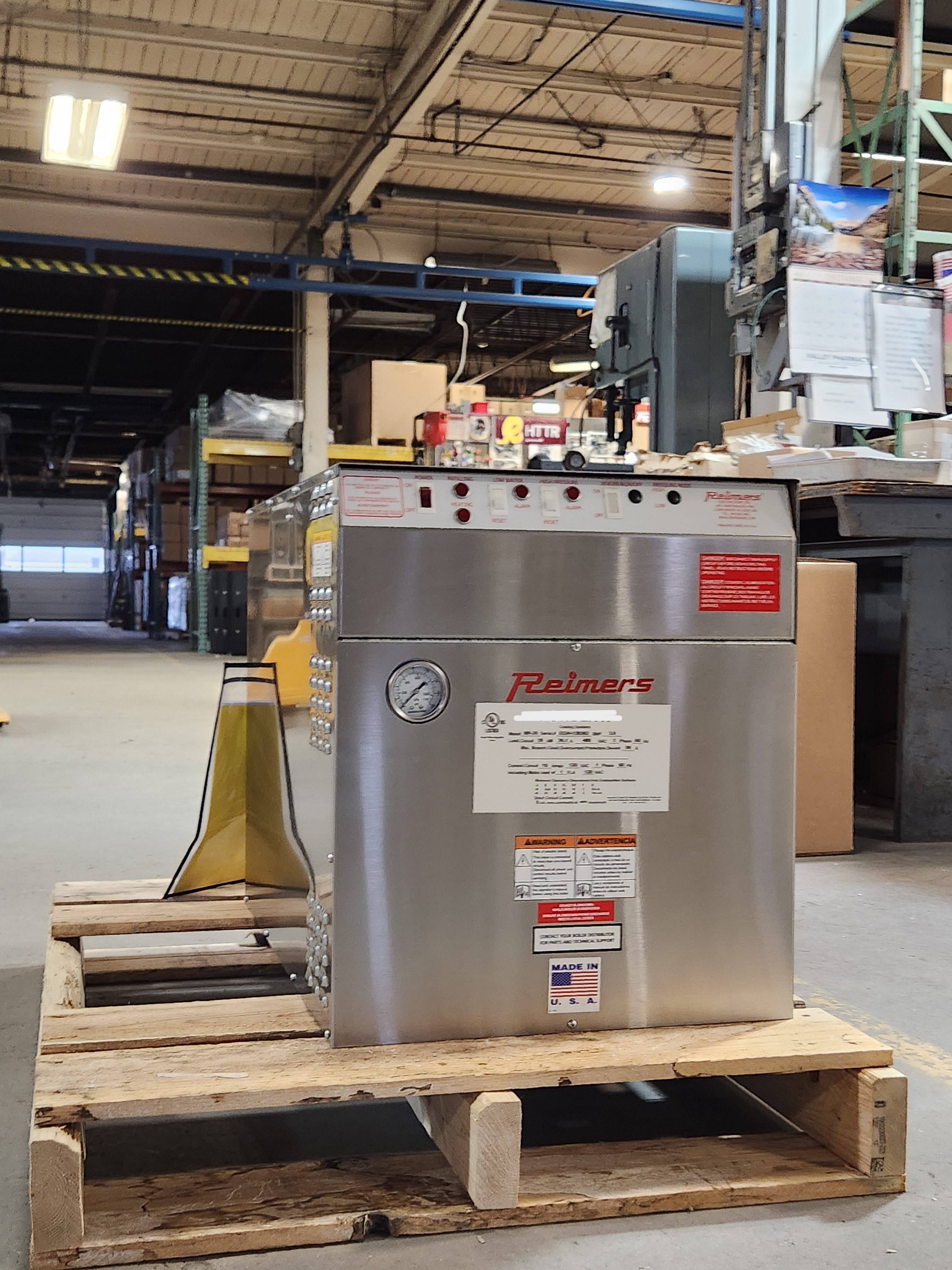 Electric Boilers Protected from Water and Dirt