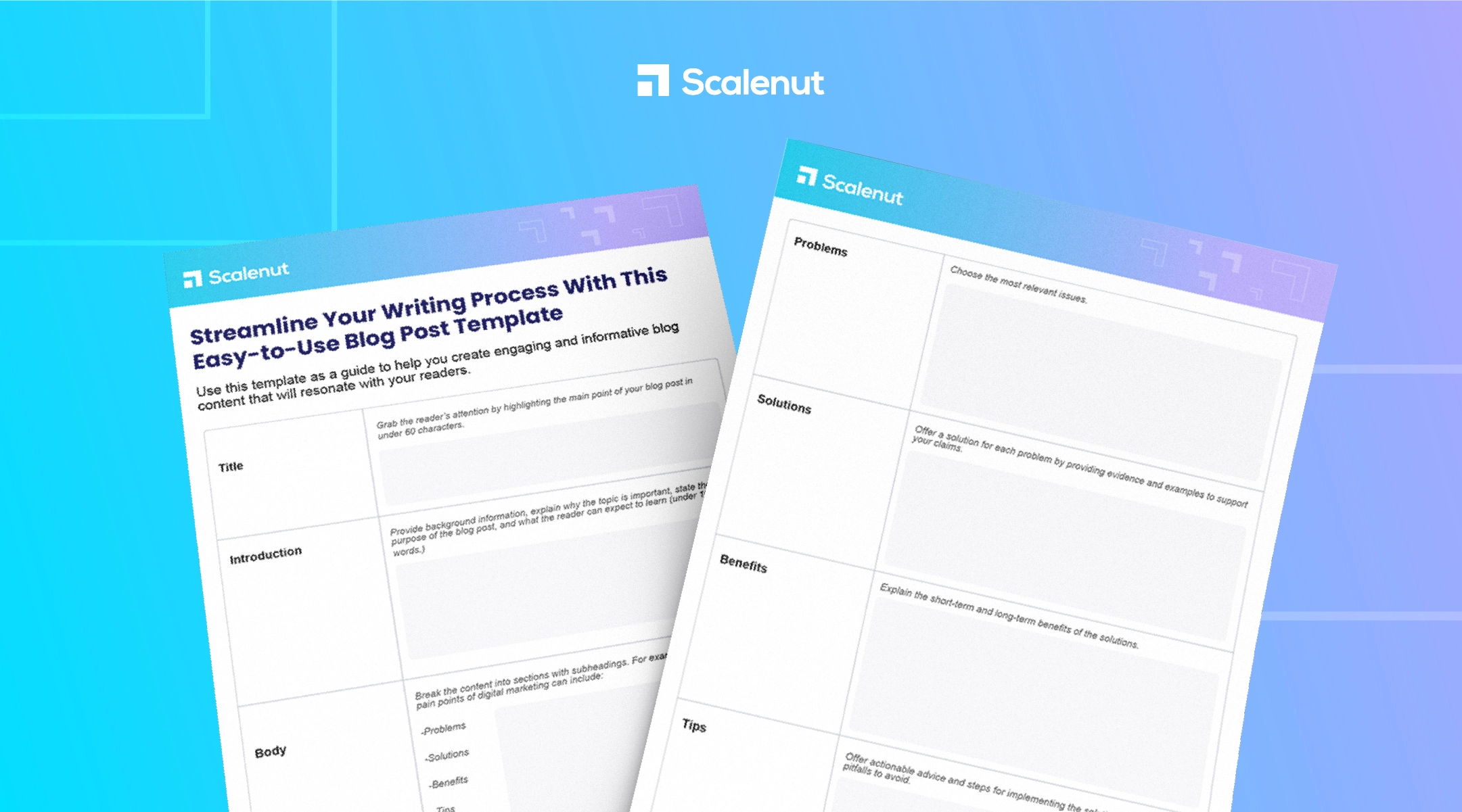 Free Blog Post Template