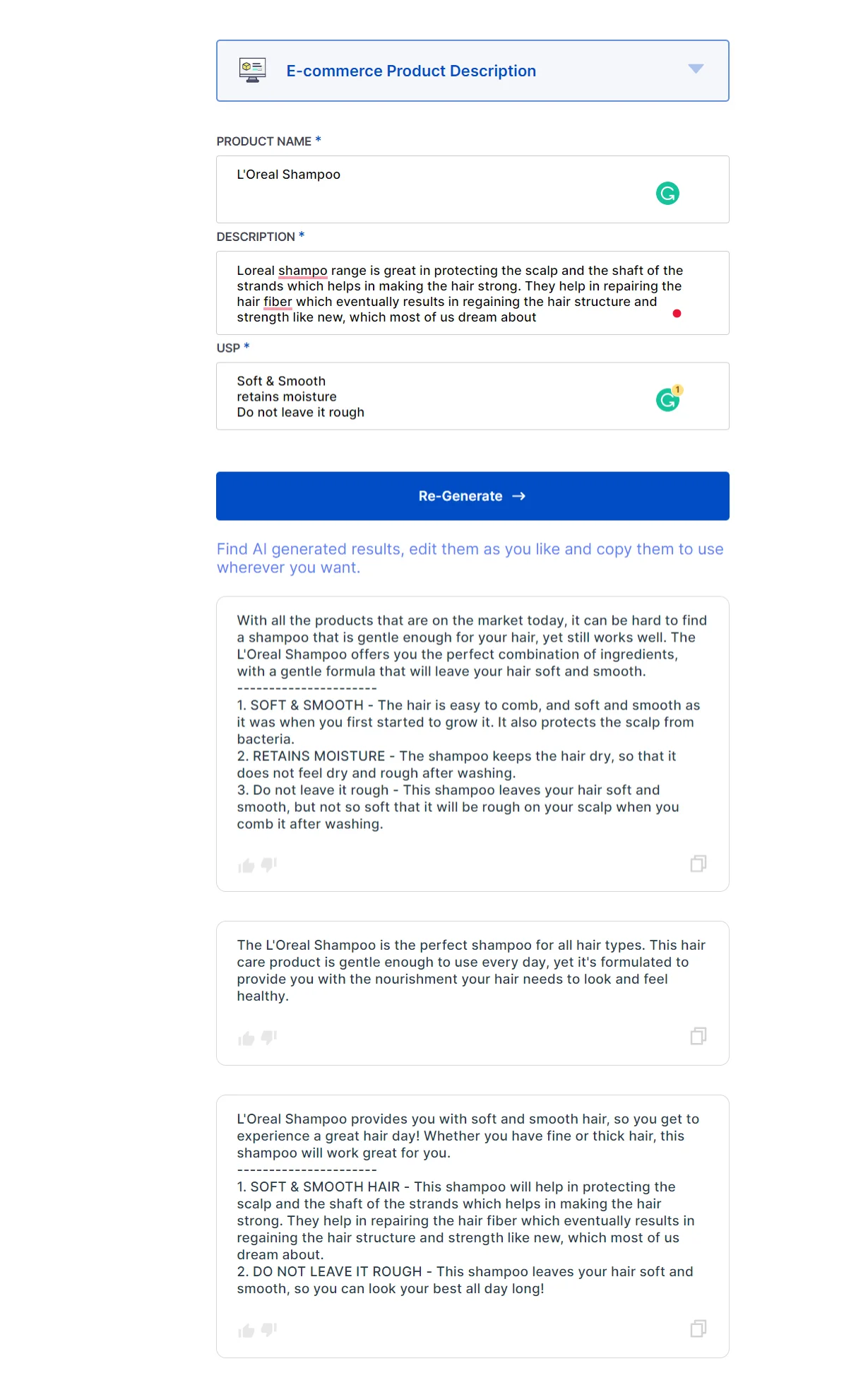 Product Description Generator - Best Tool For You
