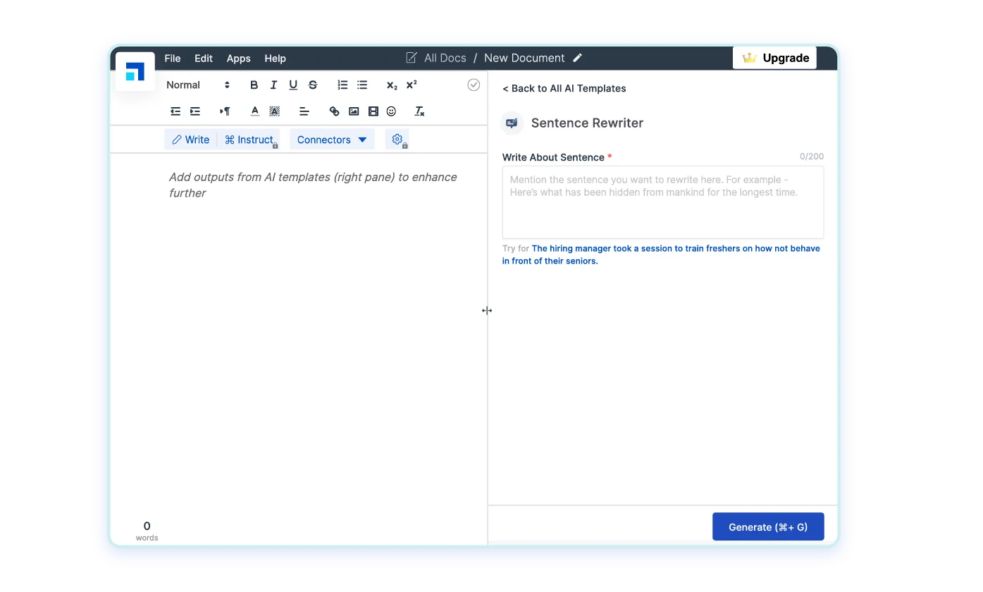 Free Paraphrasing Tool | Scalenut