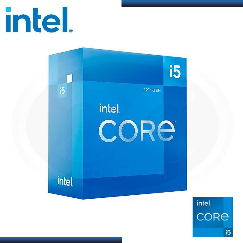 Procesador intel core i5-12400 6 cores socket 1700 maximo 4.4GHZ ...
