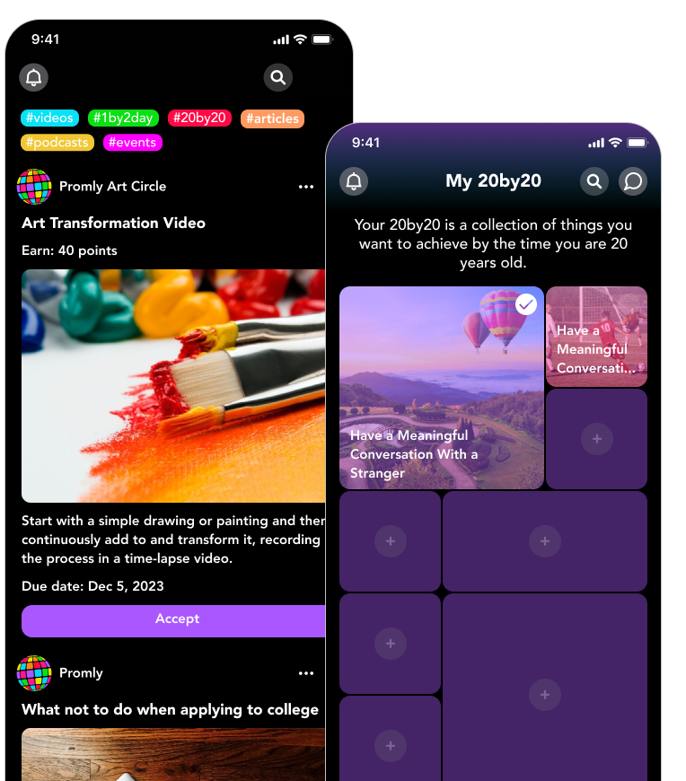 Promly App - Connections for Gen Z by Gen Z