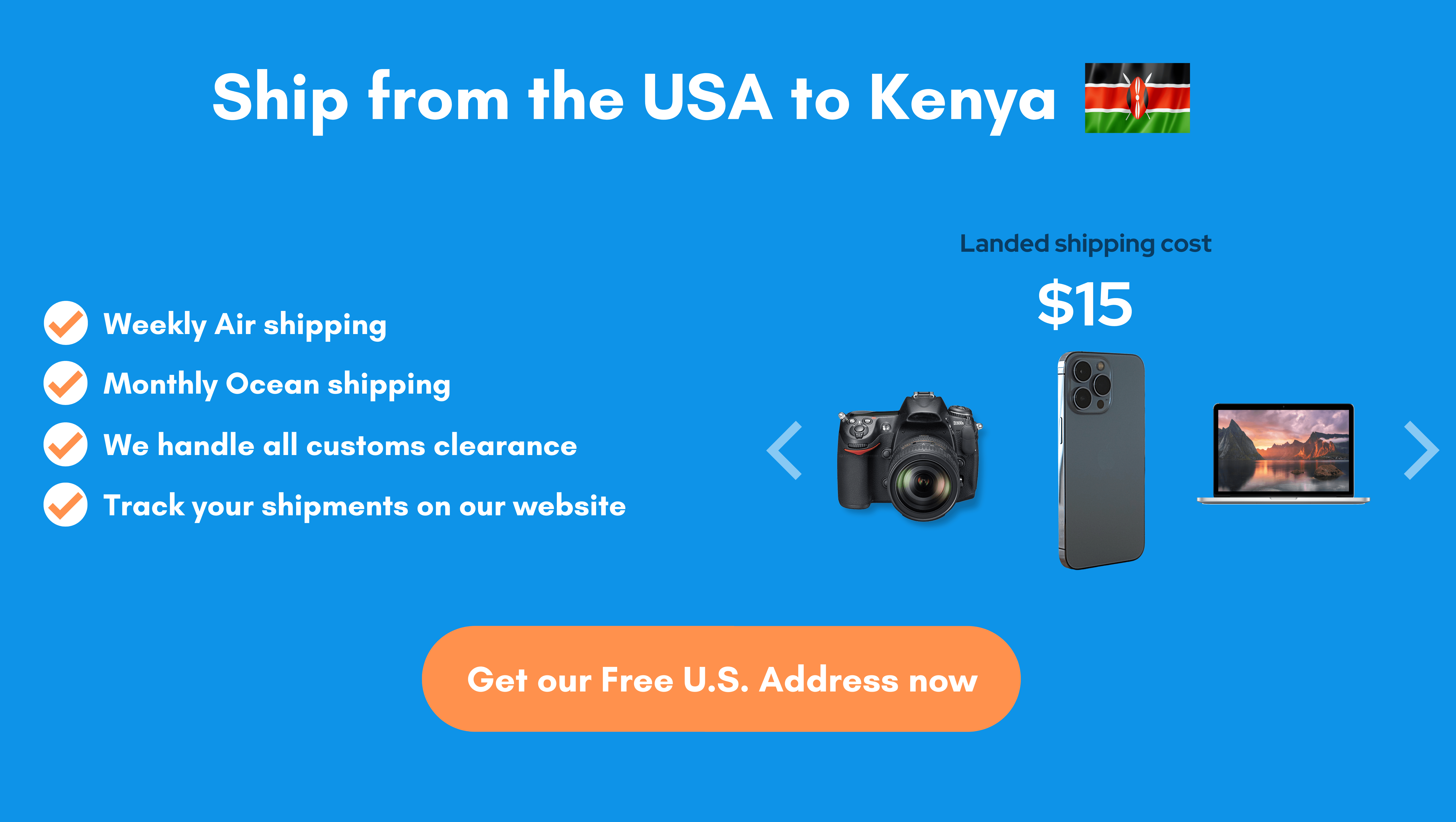 Shipping to Kenya from USA | Shipment to Kenya | Savo Store