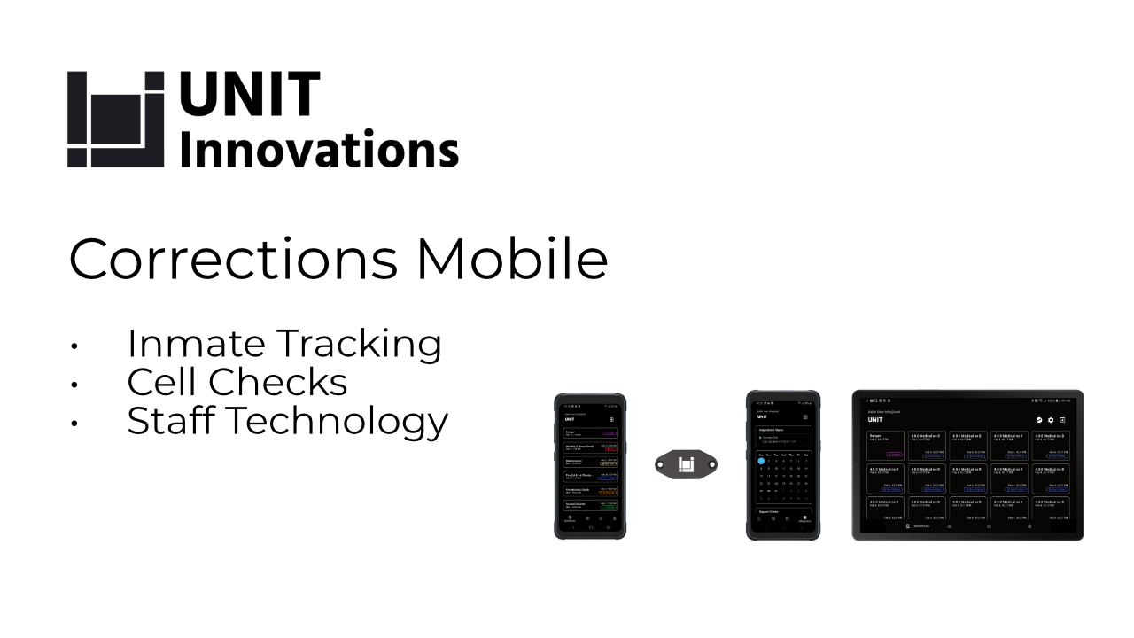 Mobile Inmate Tracking and Cell Checks | UNIT Jails and Corrections