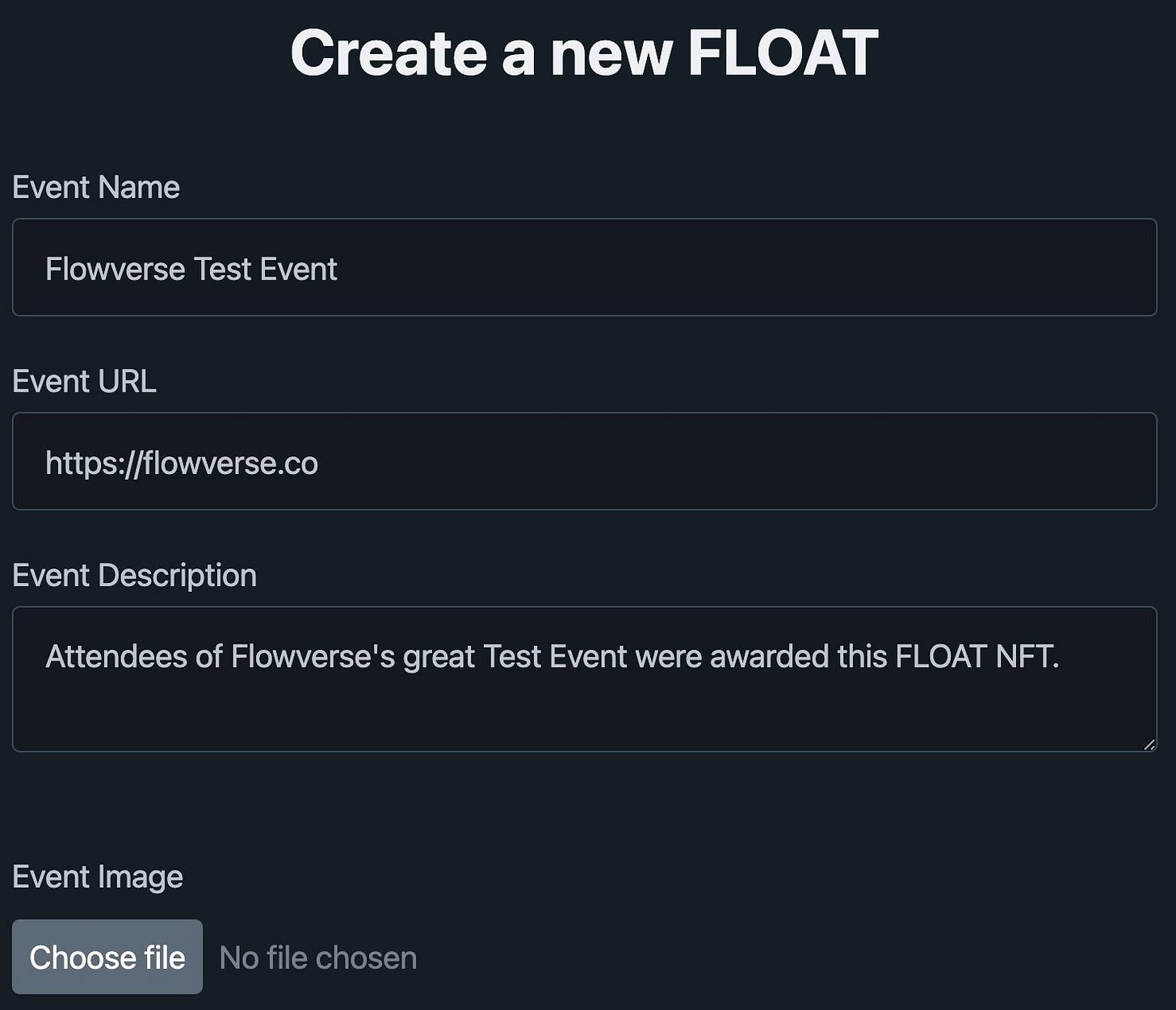 How to create a FLOAT NFT for your event | Flowverse Learn