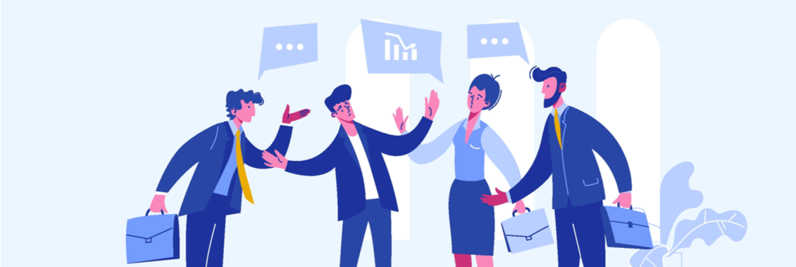 Heated Discussion Clipart