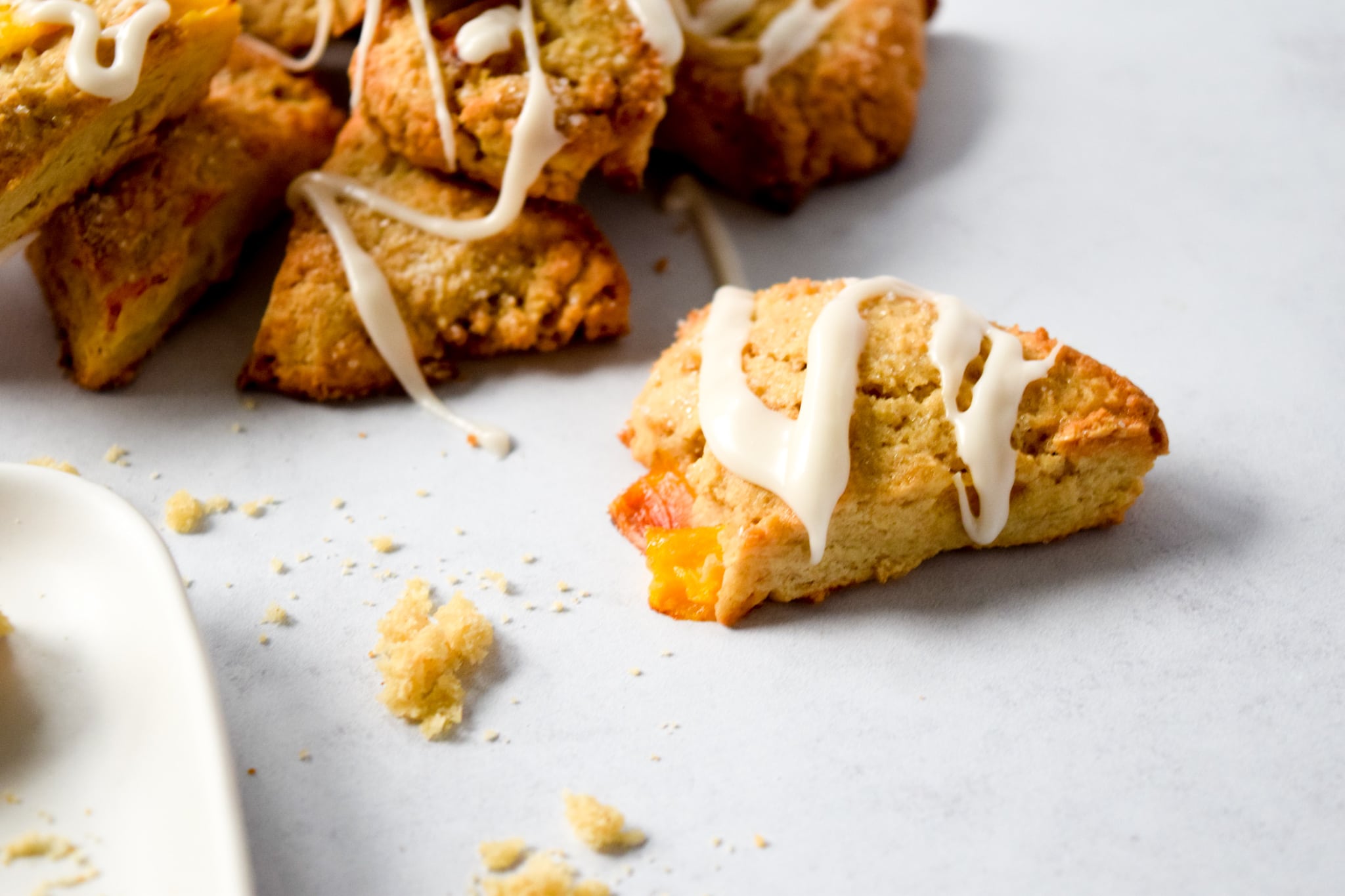 Gluten Free Mini Peach Scones