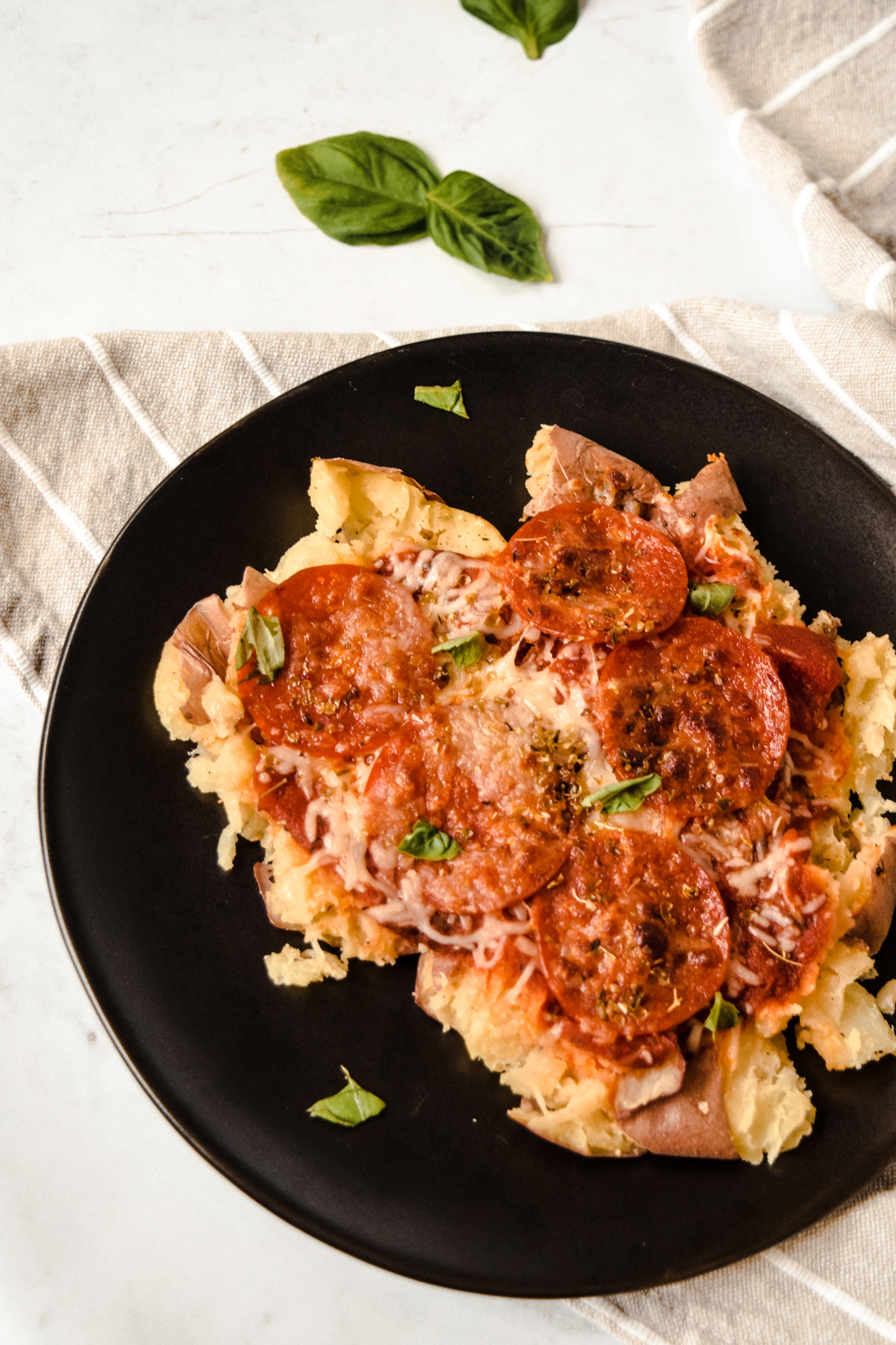 Smashed Potato Pizza