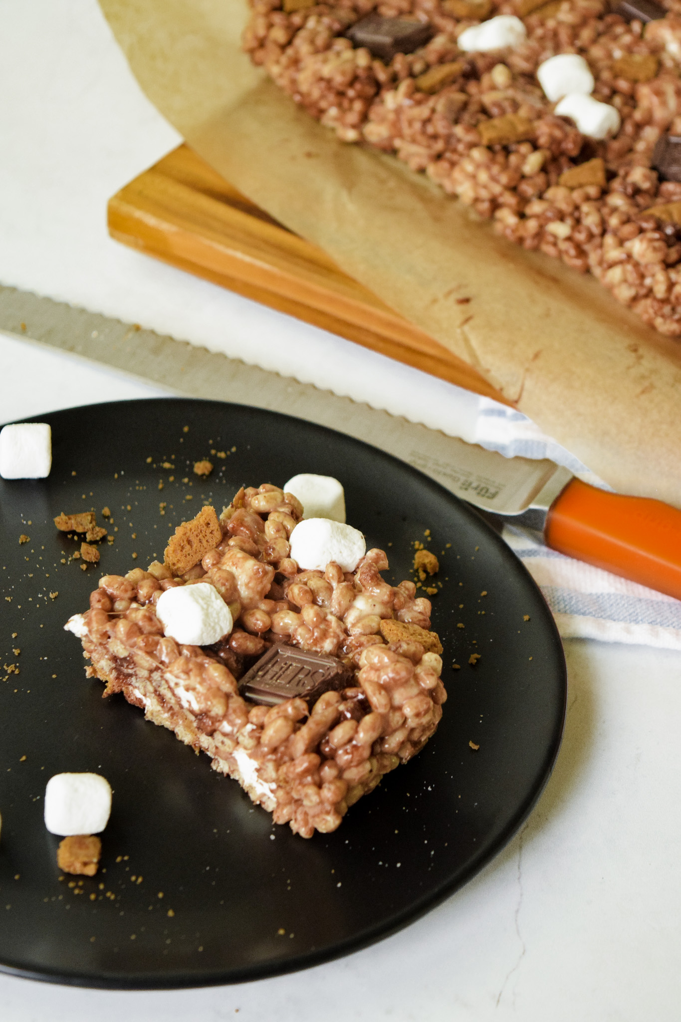 Gluten Free S'mores Cereal Treats