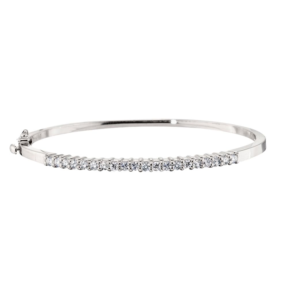 Classic Diamond Bangle Bracelet | Jabel