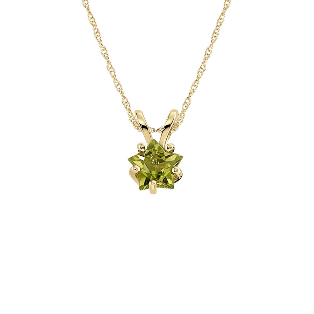 Flower Cut Gemstone Pendant | Jabel