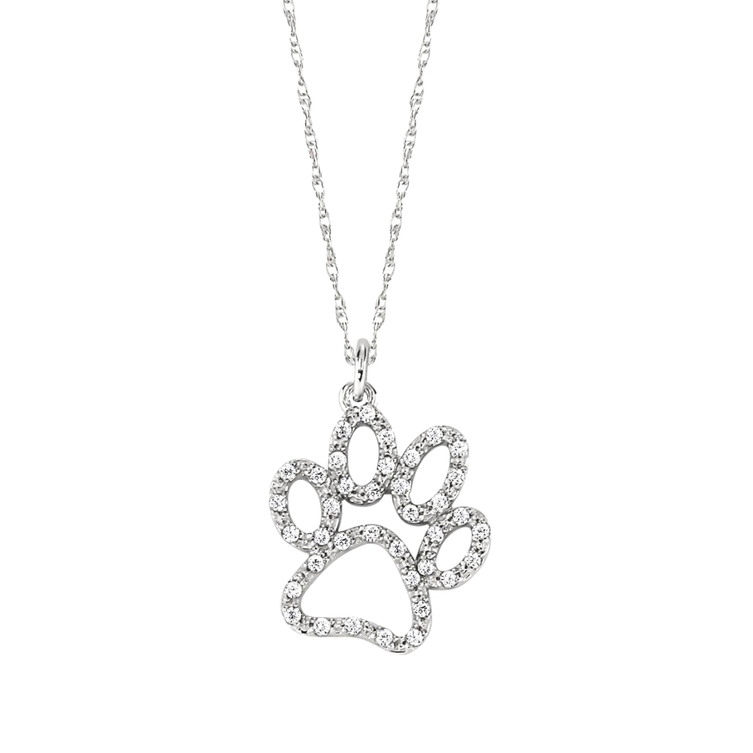 Diamond Dog Paw Pendant | Jabel