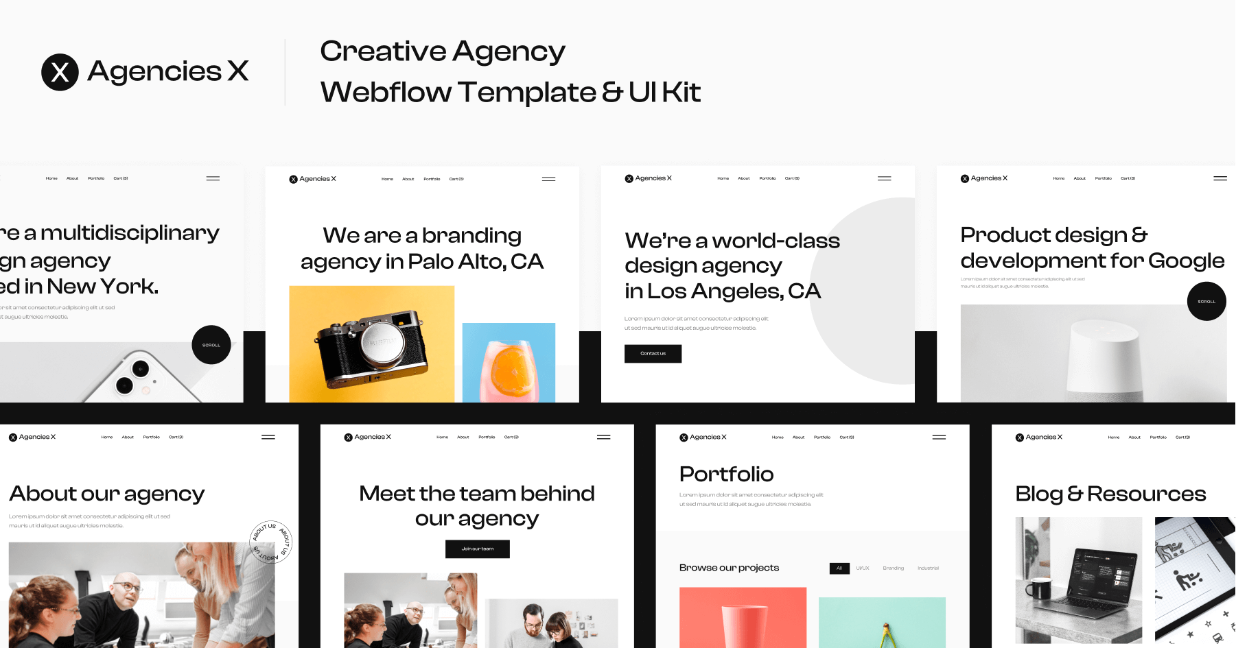 Checkout (PayPal) - Agencies X - Webflow Ecommerce website template