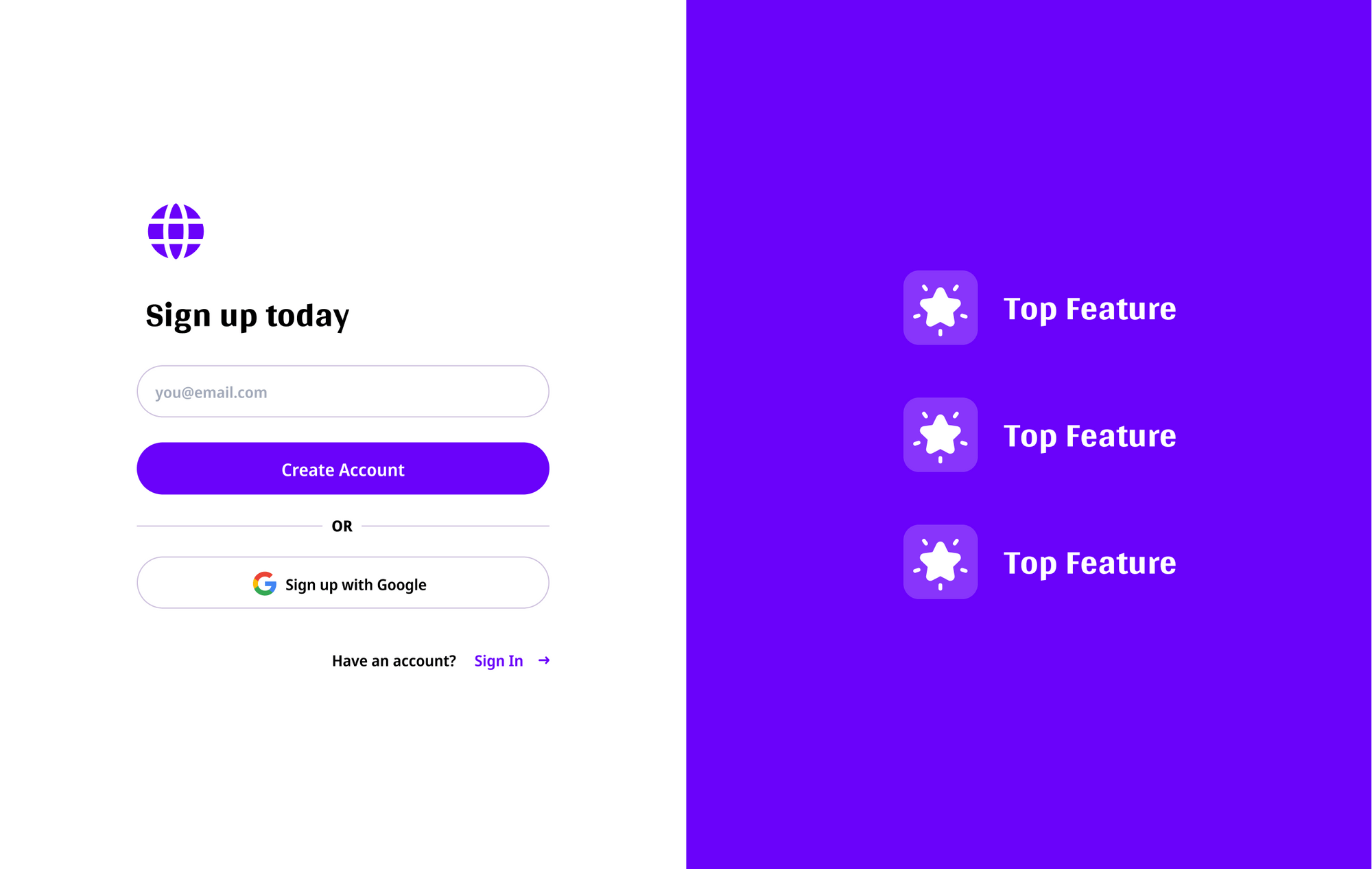Signup & Login Flow Template | Feathery