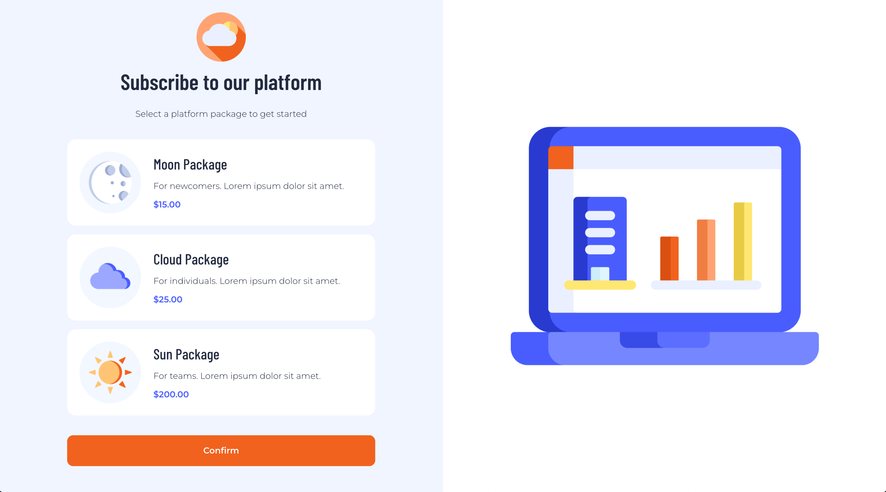 Subscription Flow Template | Feathery