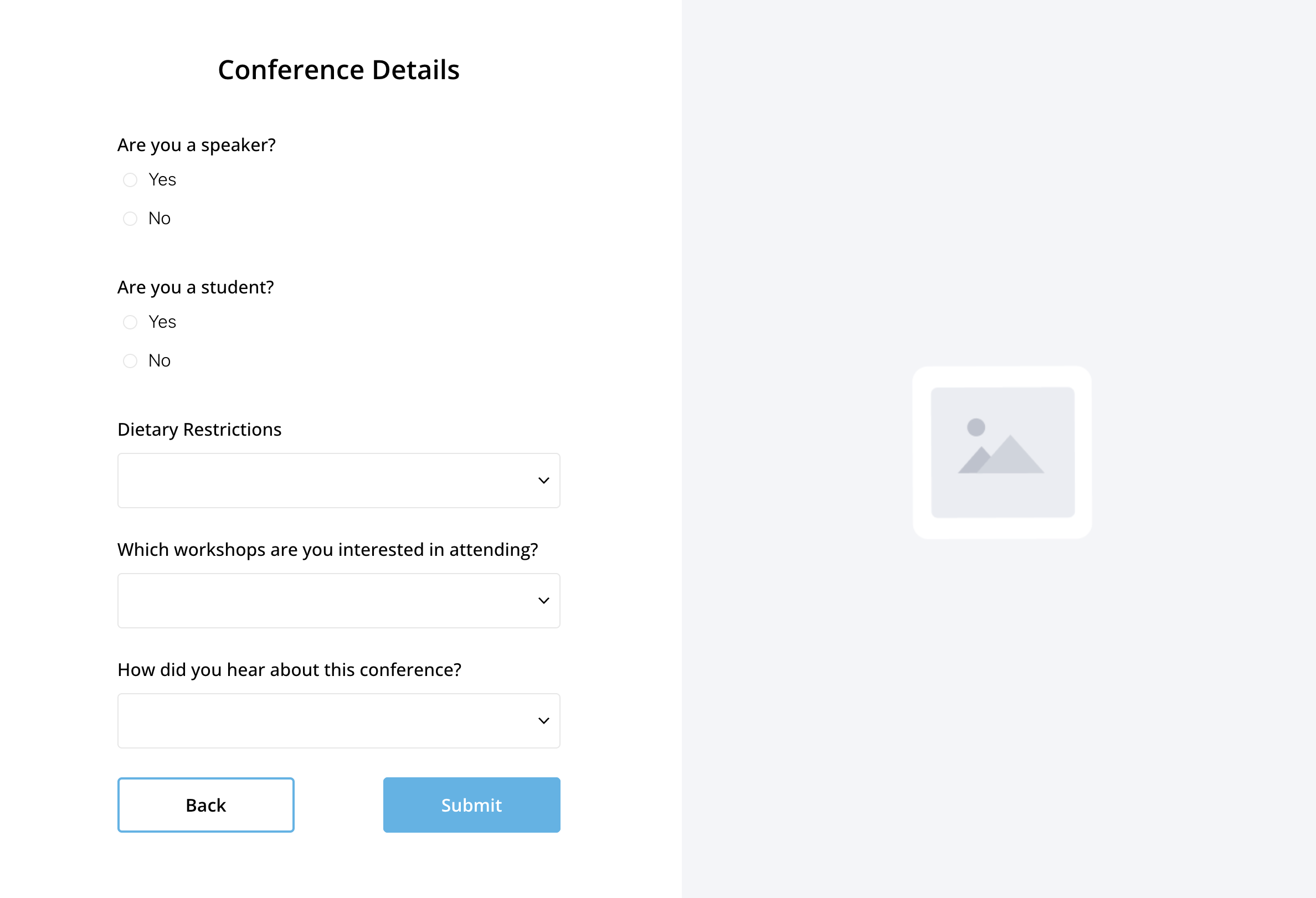 Conference Registration Form Template | Feathery