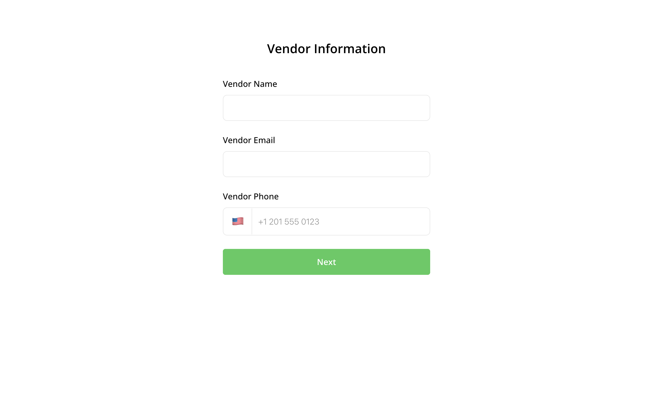 Vendor Event Registration Form Template | Feathery