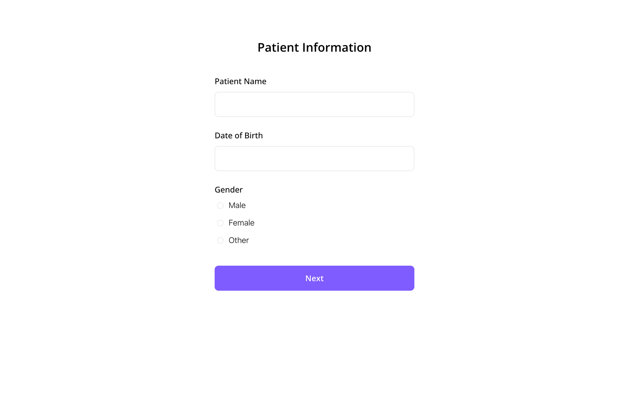 Patient Registration Form Template | Feathery