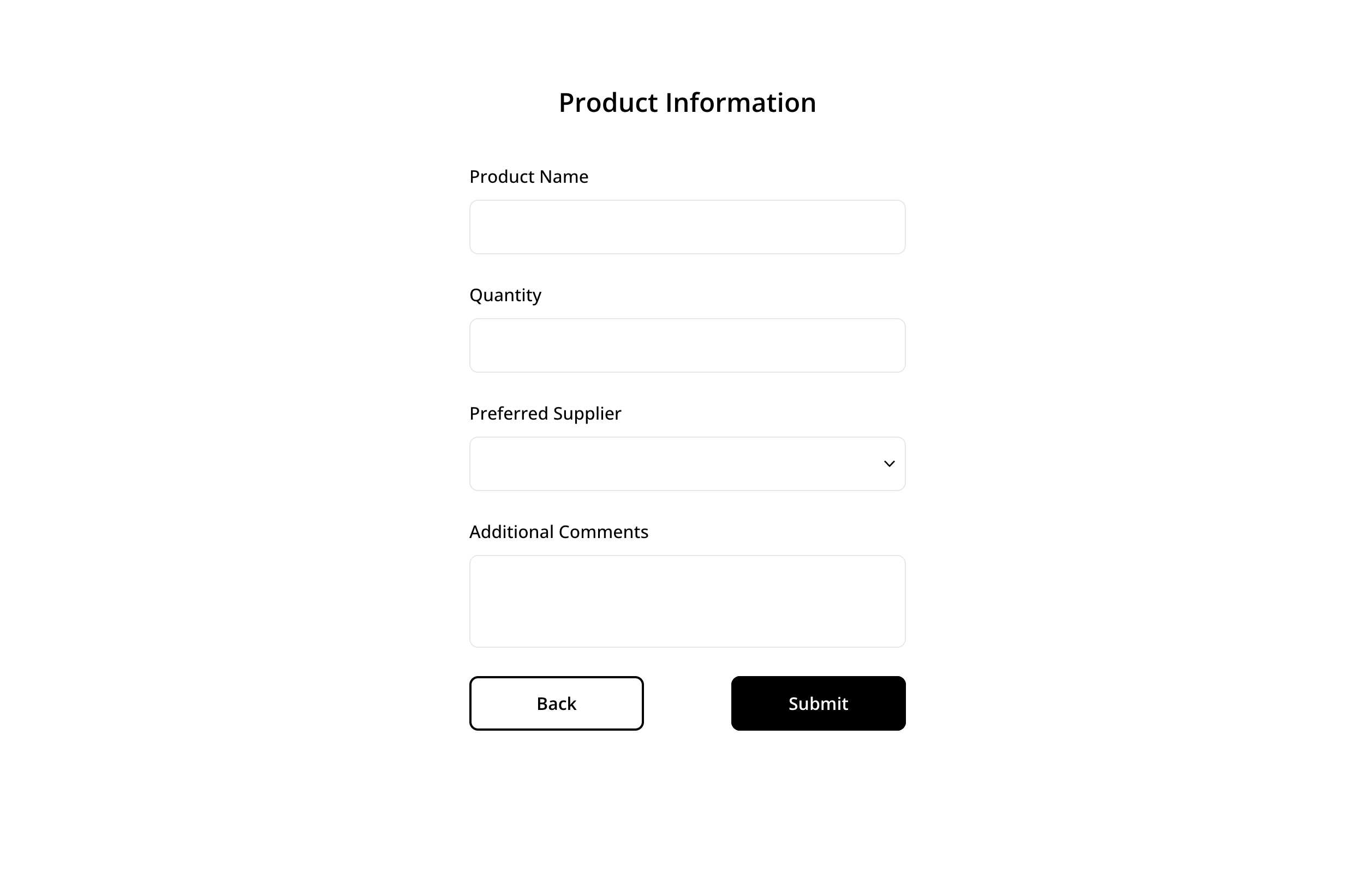 Supplies Order Form Template | Feathery