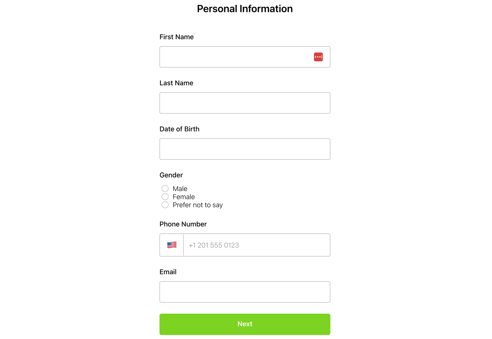 Medical Intake Form Template | Feathery