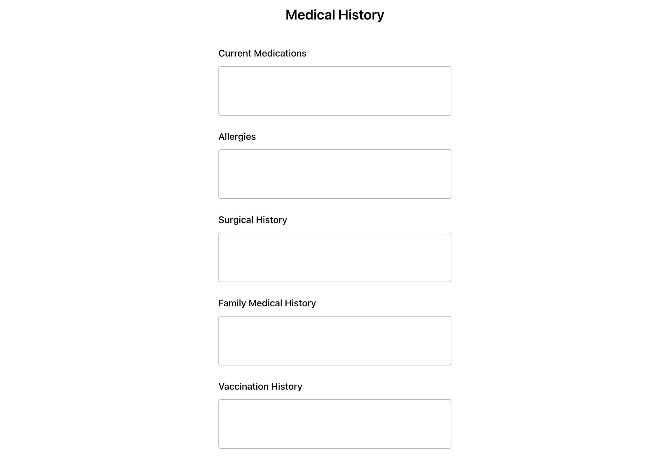 Medical Intake Form Template | Feathery