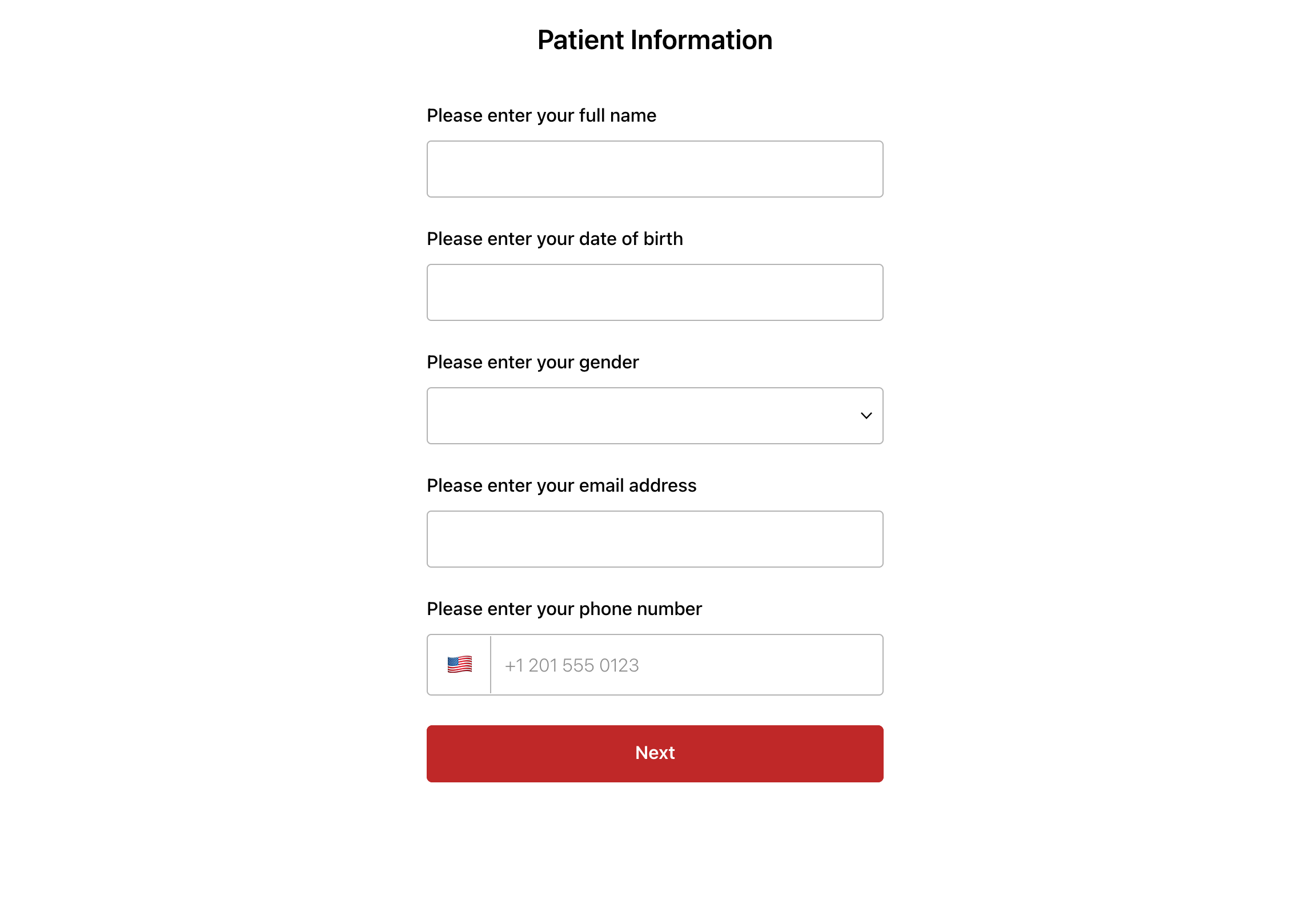 Patient Intake Form Template | Feathery
