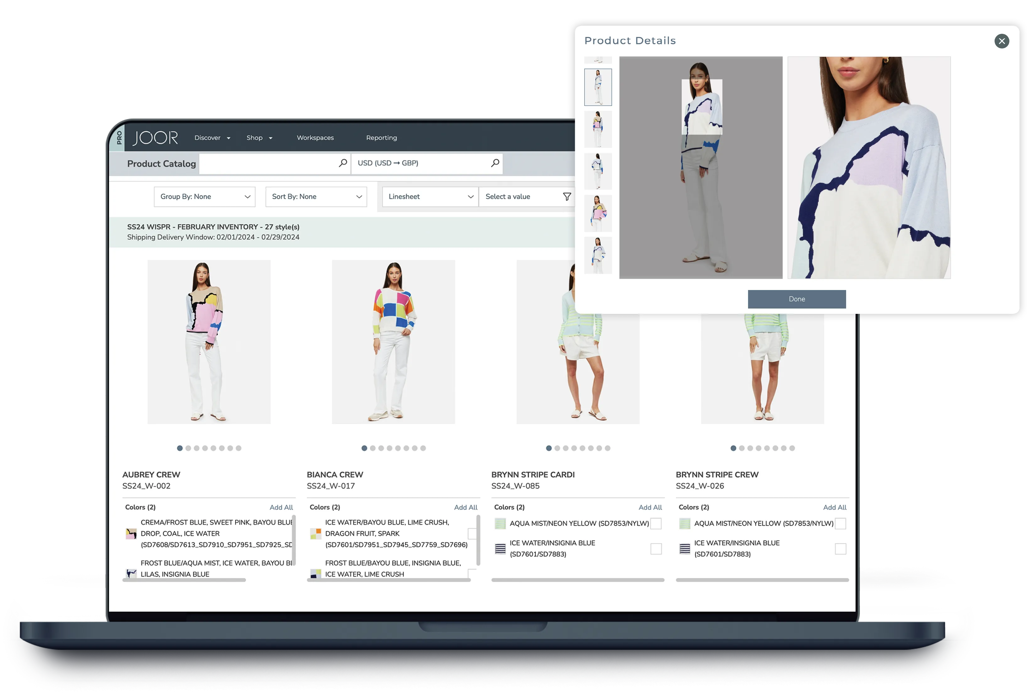 Shopbop powered by JOOR