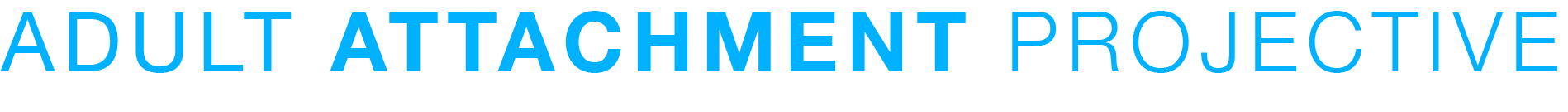 Adult Attachment Projective: AAP