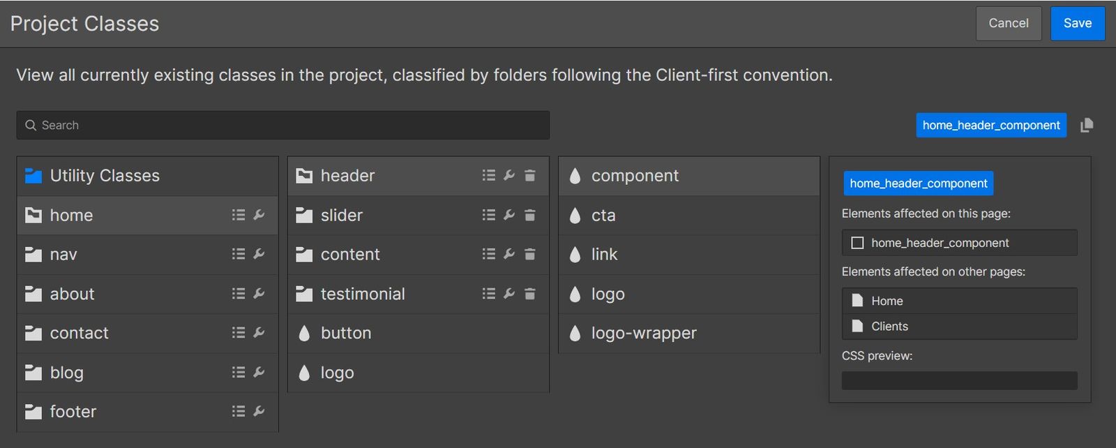 Client-First Style System for Webflow by Finsweet