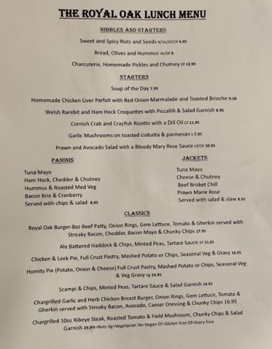 The Royal Oak | Traditional Local Pub in the heart of Exmoor - Porlock ...