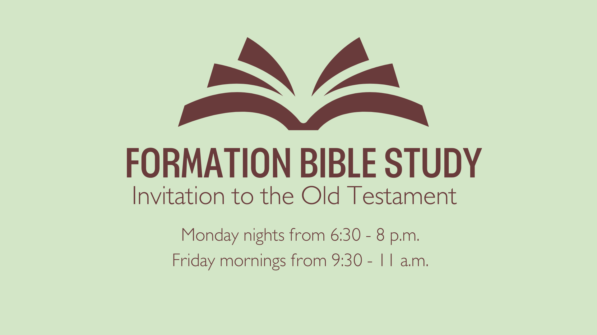 Formation Bible Study | Preston Hollow Presbyterian Church | Dallas, TX