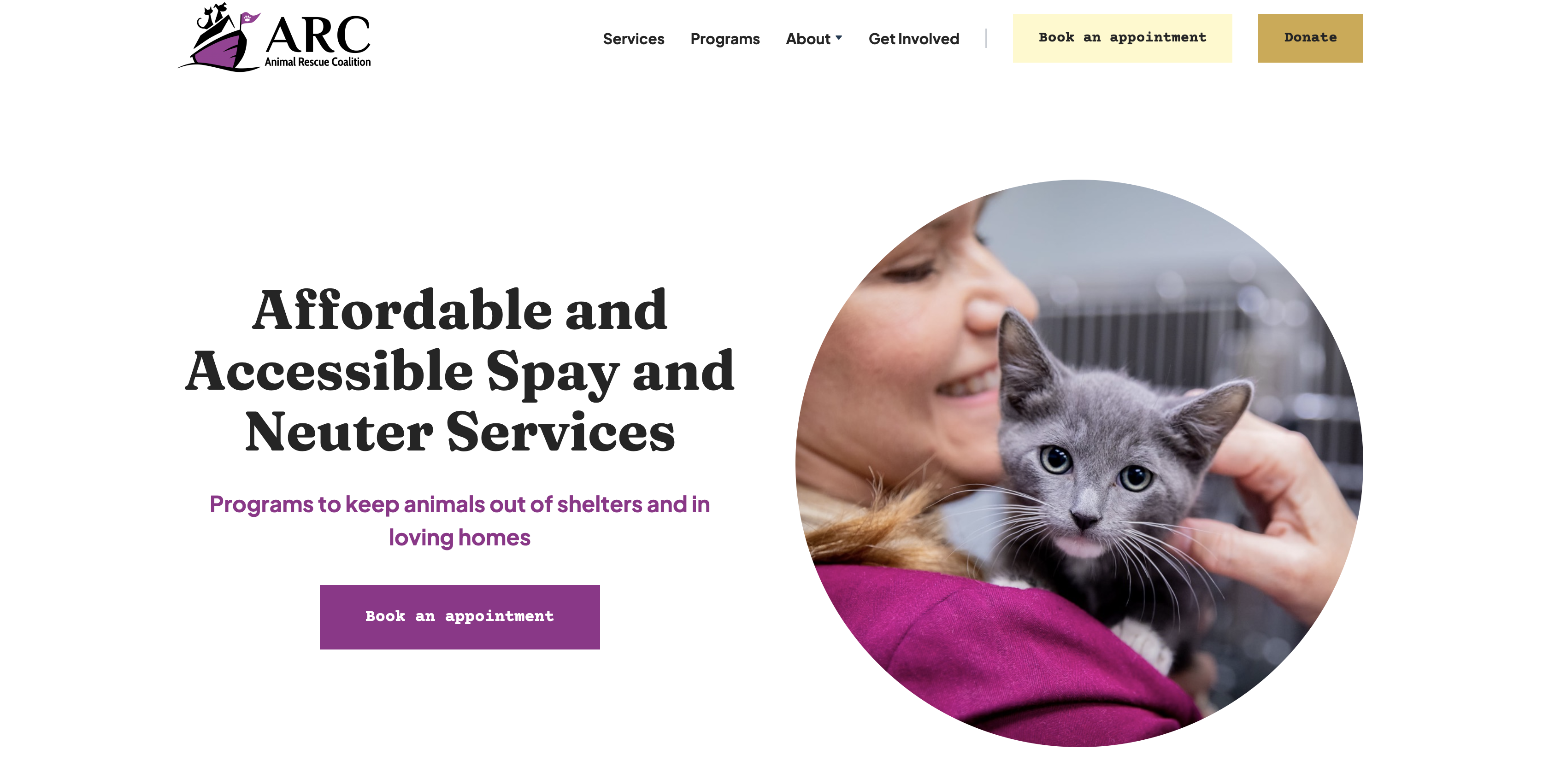 ARC | Affordable and Accessible High-Quality Spay and Neuter