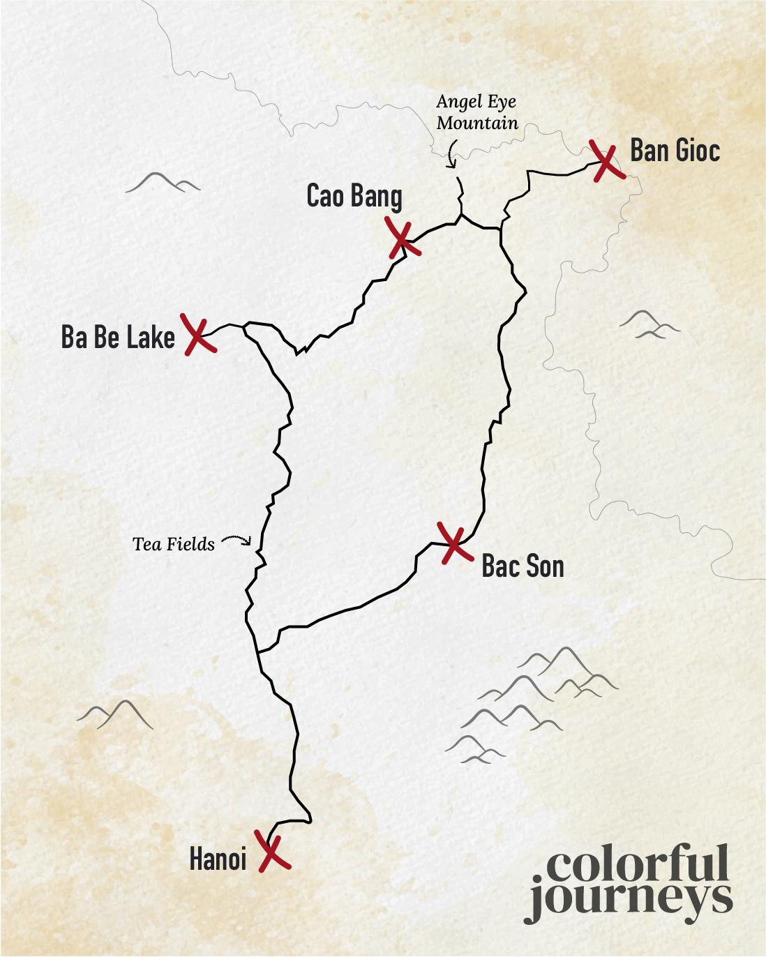 5-Day Cao Bang Motorbike Route From Hanoi