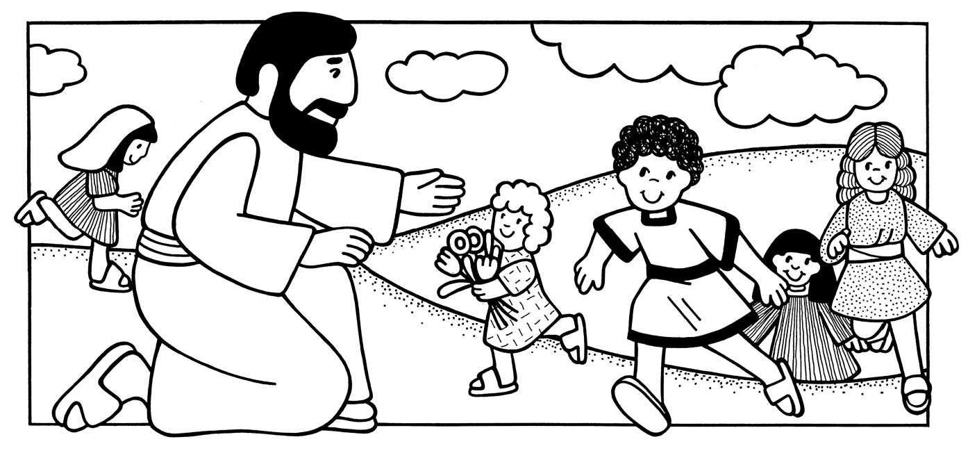 Jesus Blesses The Little Children