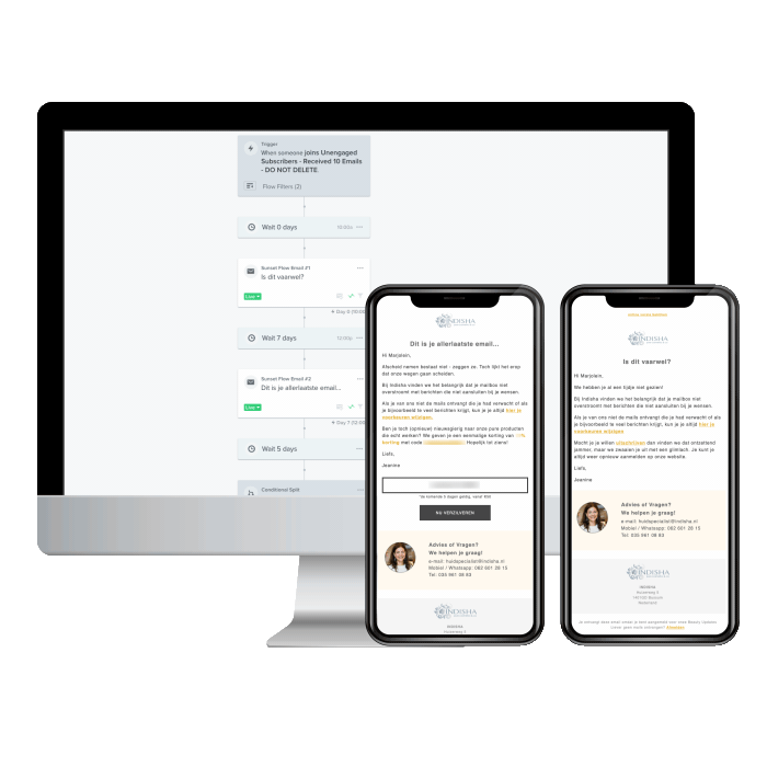 Sunset Flow Uitleg | Klaviyo bureau voor webwinkels