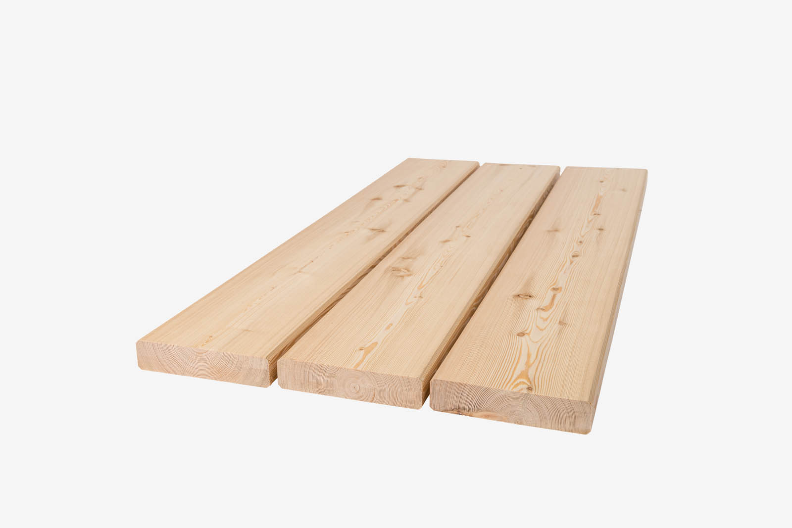 Larch decking - Planed Timber & Profiled Wood