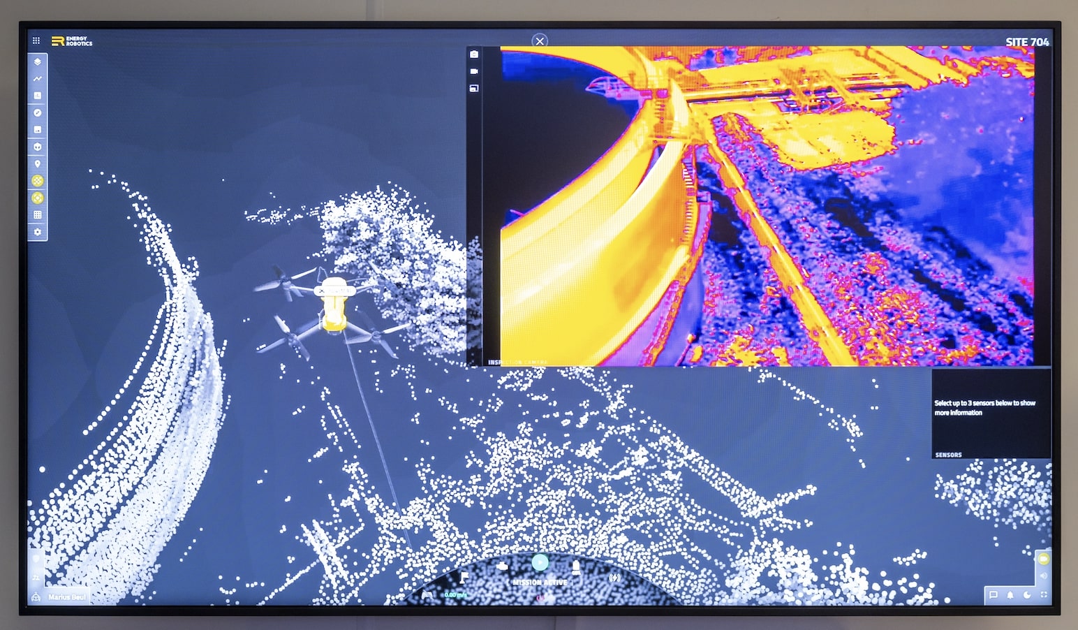 360° automated inspection from the ground and the air at Shell Rheinland