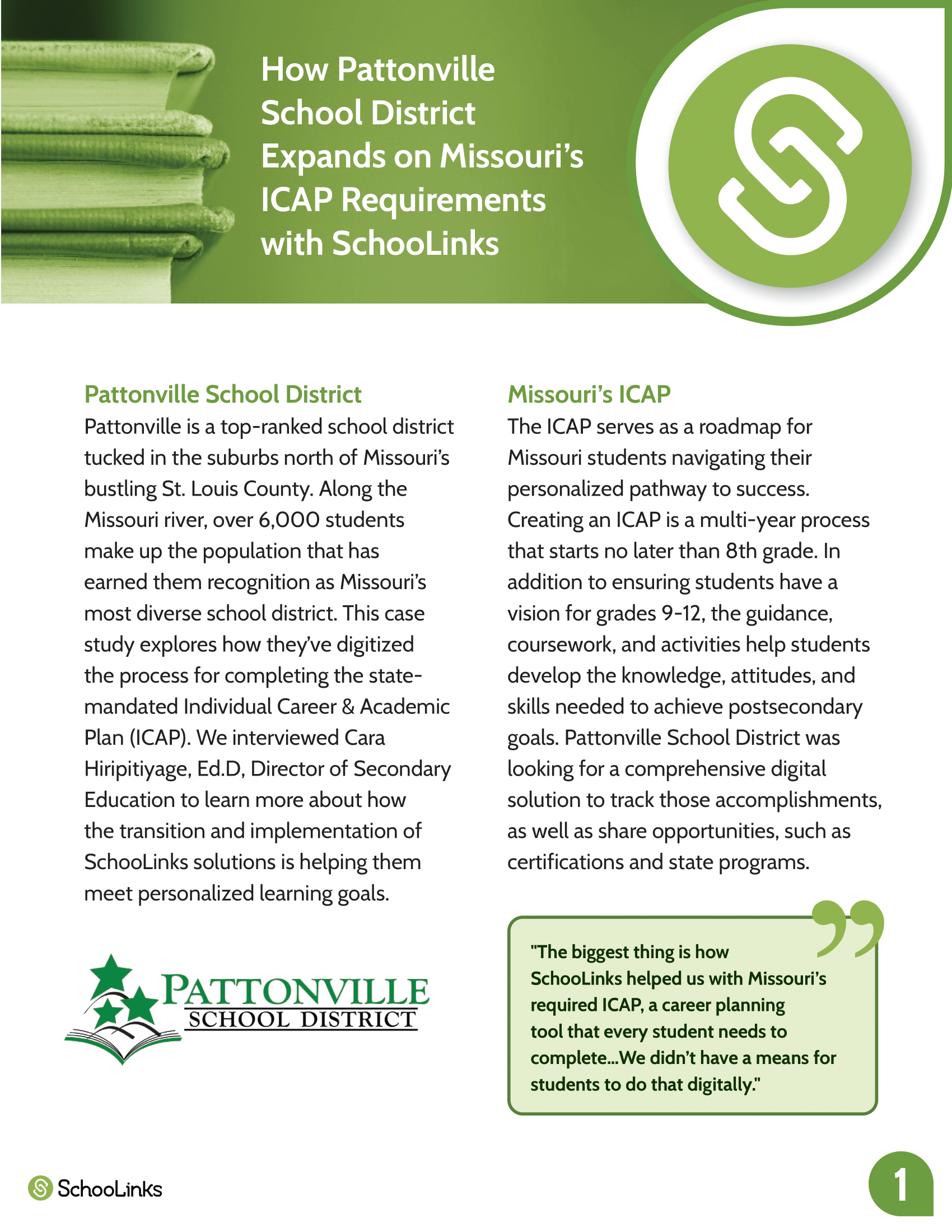 How Pattonville School District Expands on Missouri’s ICAP Requirements ...