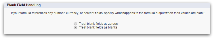 Blank Field Handling in Salesforce Formulas | Blog