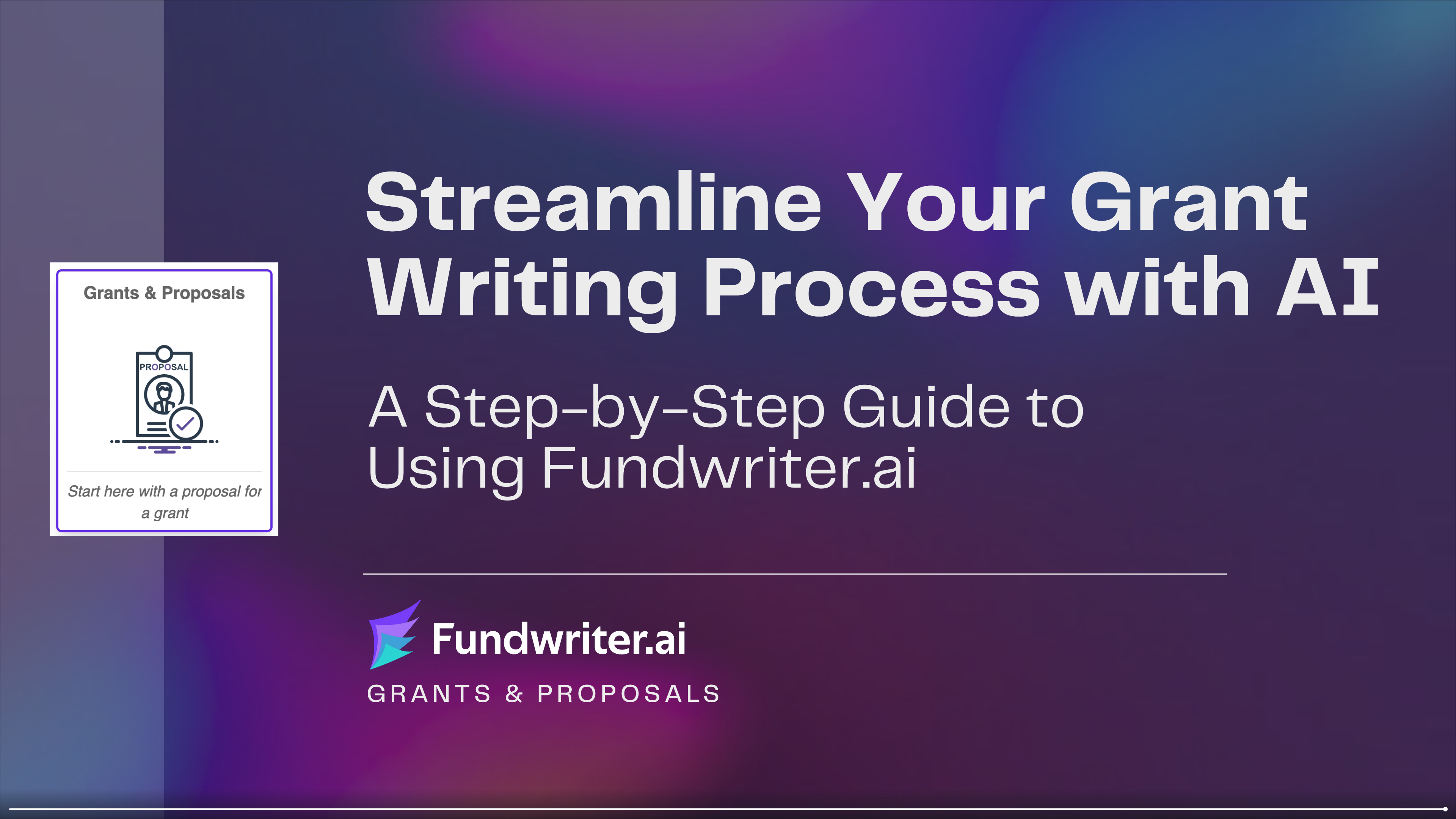 Streamline Your Grant Writing Process with AI: A Step-by-Step Guide to ...