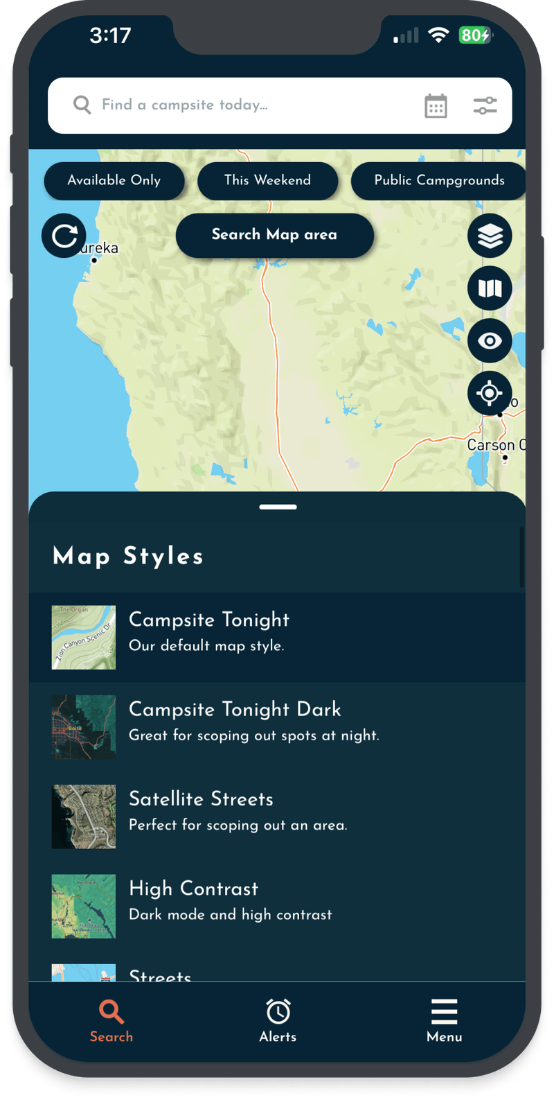 CampsiteTonight - Find Available Campsites Tonight