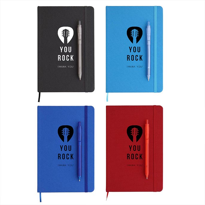 RPET Notebook Cover & Revolution Pen | Kustom Promos