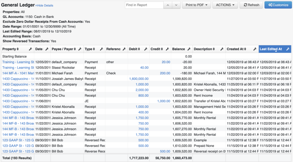 General Ledger and Property Performance Reports in AppFolio - APM Help ...