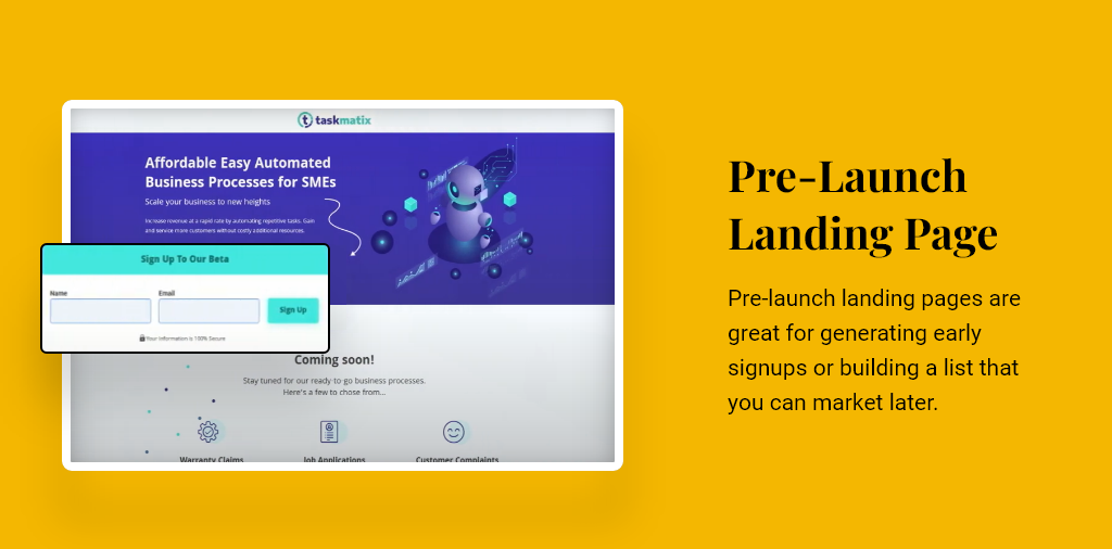 13 Different Types of Landing Pages: How and When to Use Them