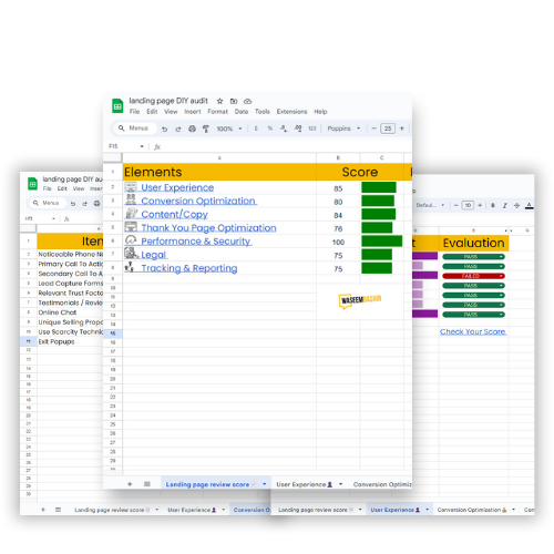 Landing page design tips sheet: optimize for success