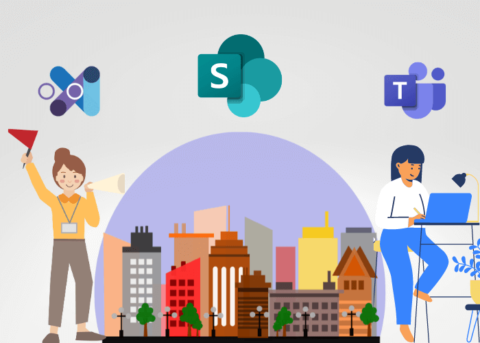 The City, the Office & the Guide (SharePoint, Teams & Viva)
