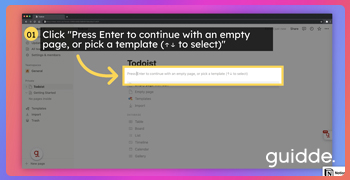How to create a flowchart in Notion | Ste by step guide - Guidde | Gallery