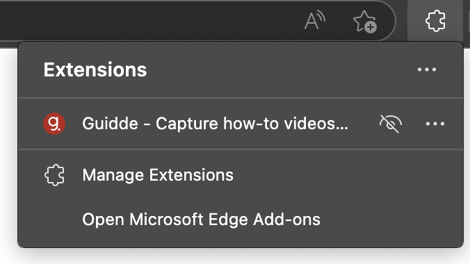 Guidde - Edge extension for video capture | Guidde